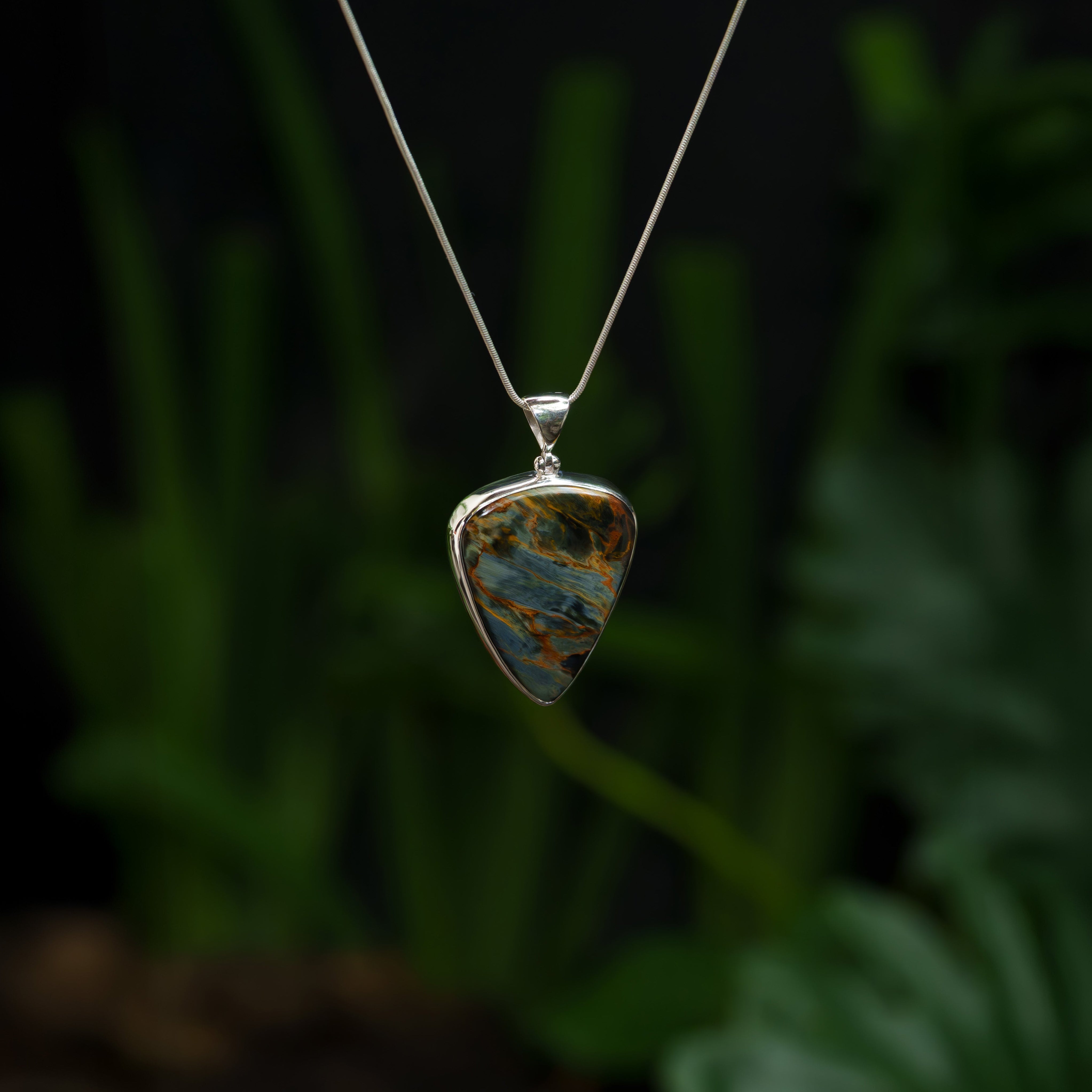 Starborn Pietersite Pendant in Sterling Silver