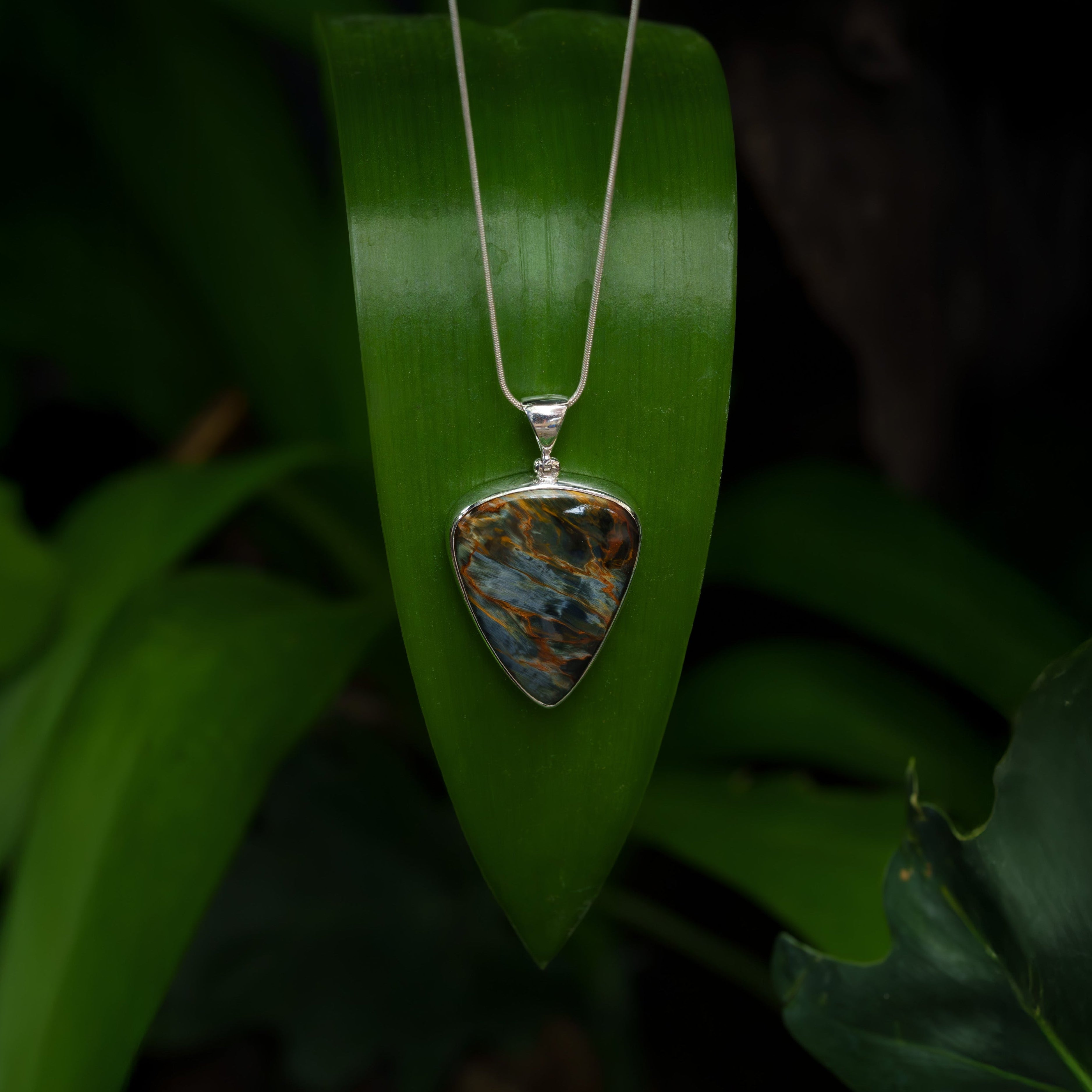 Starborn Pietersite Pendant in Sterling Silver