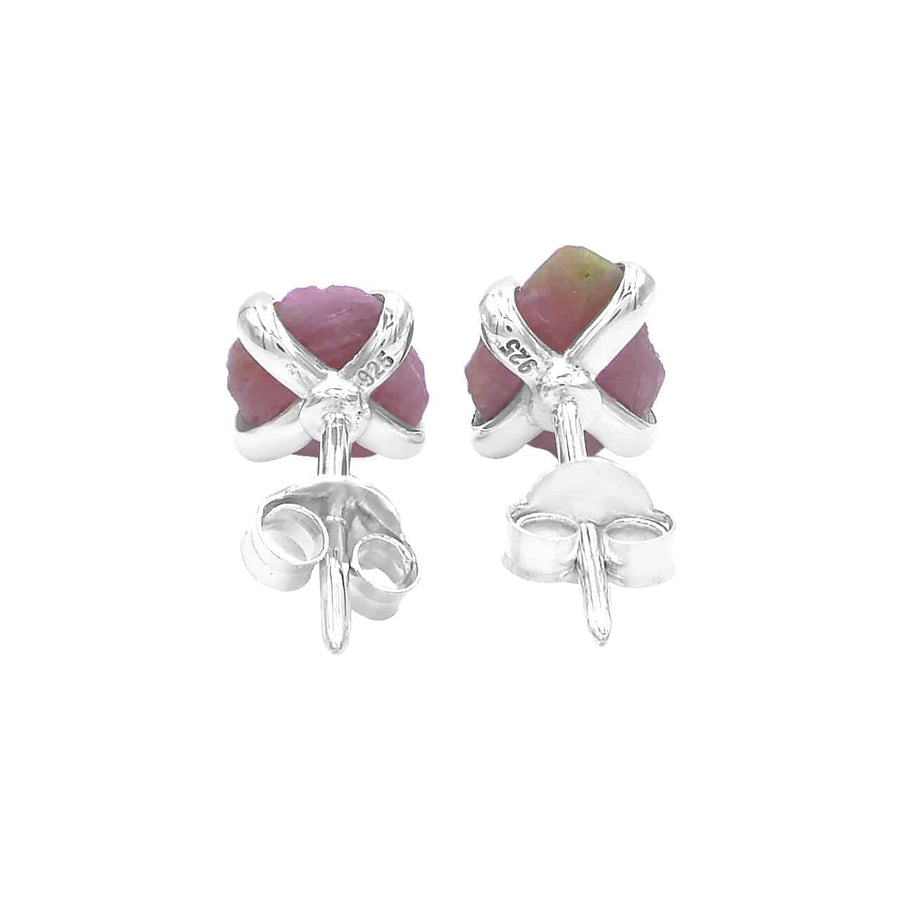 The Genuine Rough Record Keeper Ruby Post Earrings | Starborn
