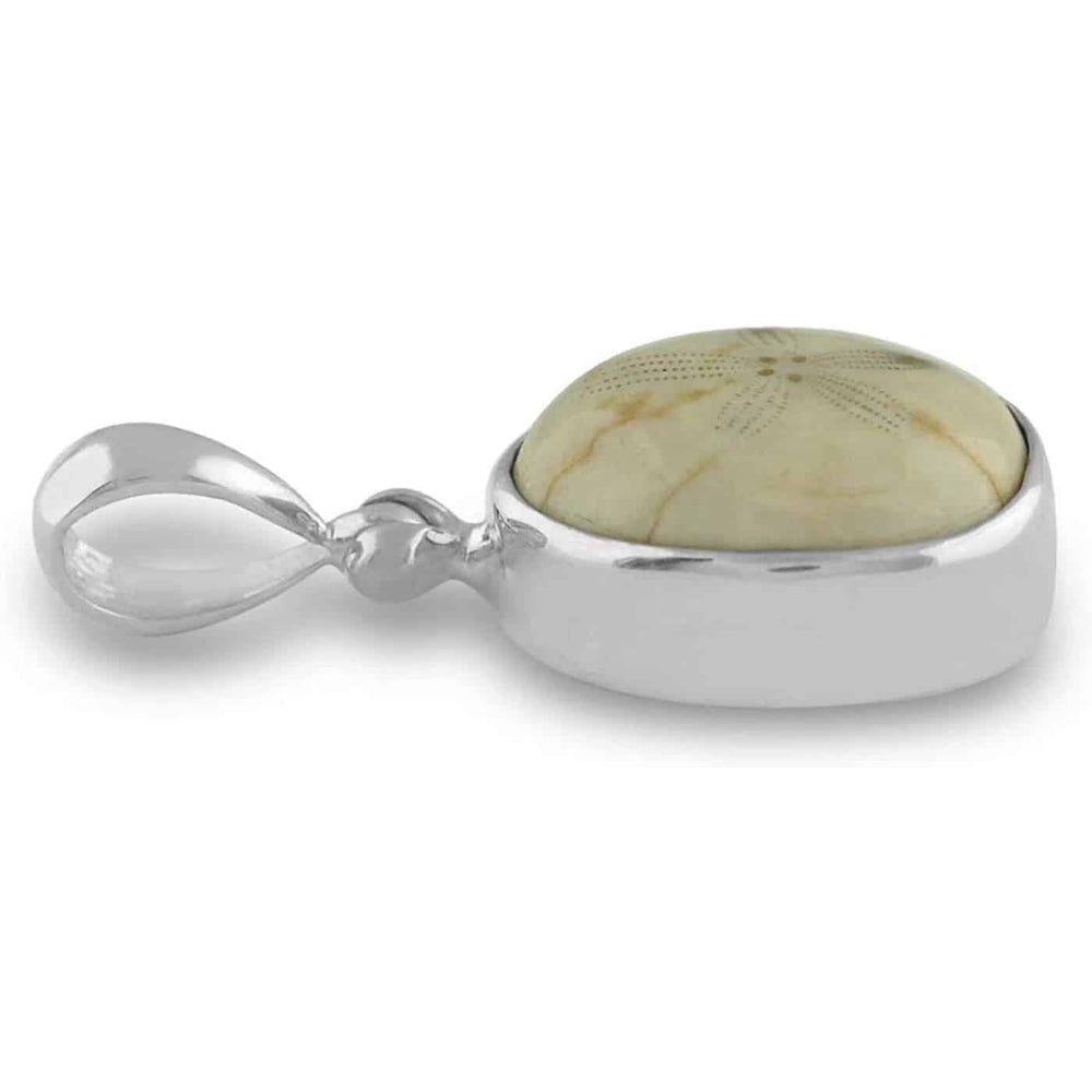 Genuine Fossilized Sea Urchin Oval Pendant | Starborn Creations